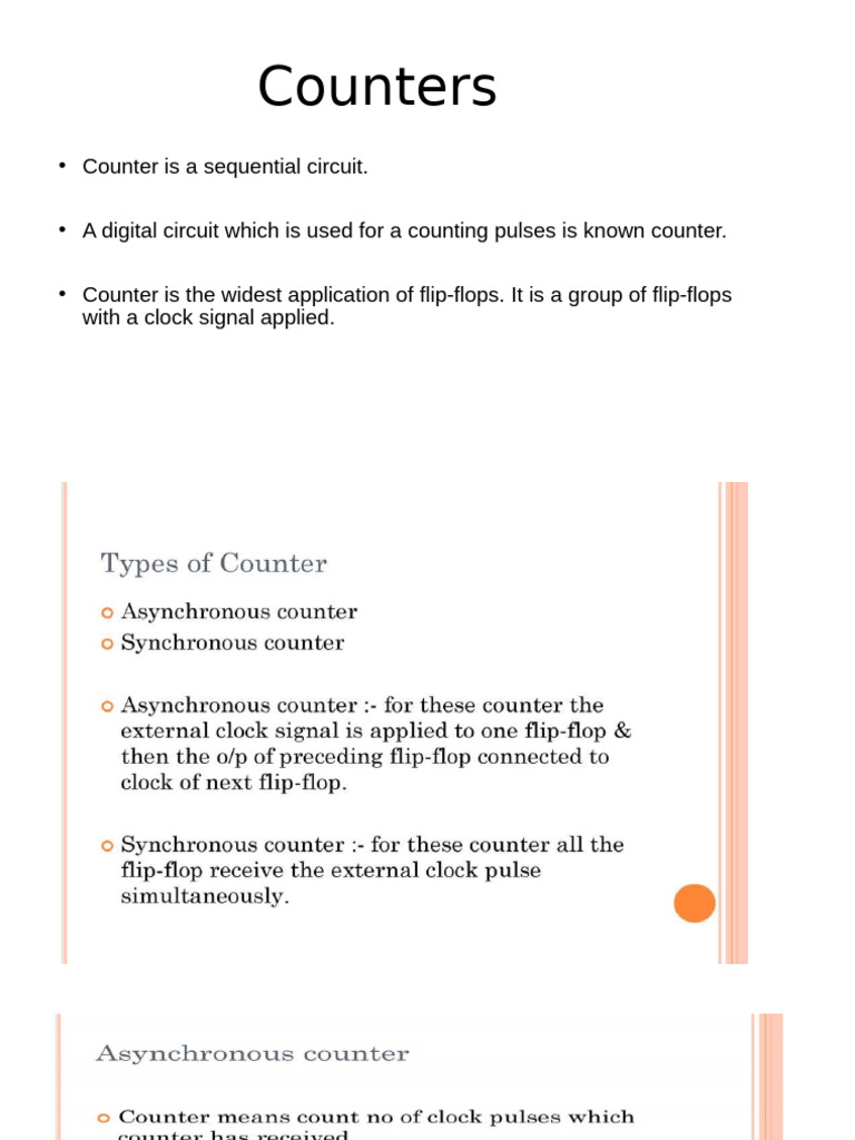 Counters | PDF | Computer Engineering | Digital Electronics