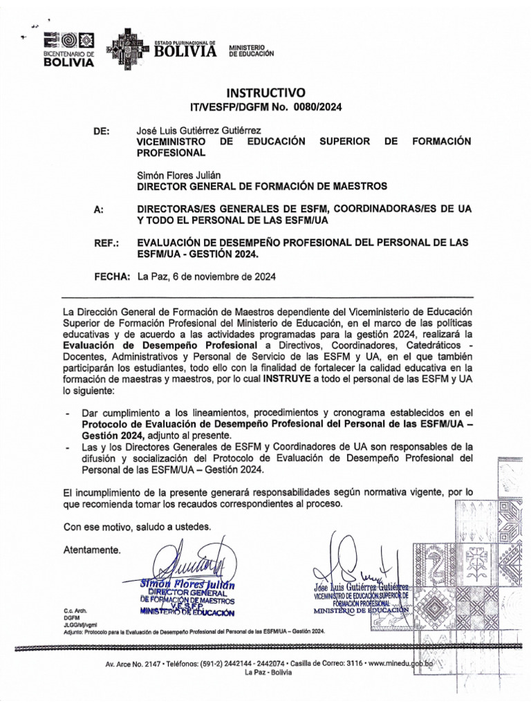 Instructivo N°80 | PDF