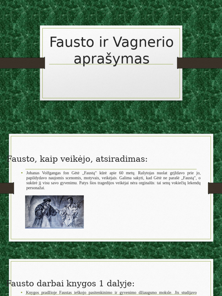 Faustas Ir Vagneris | PDF