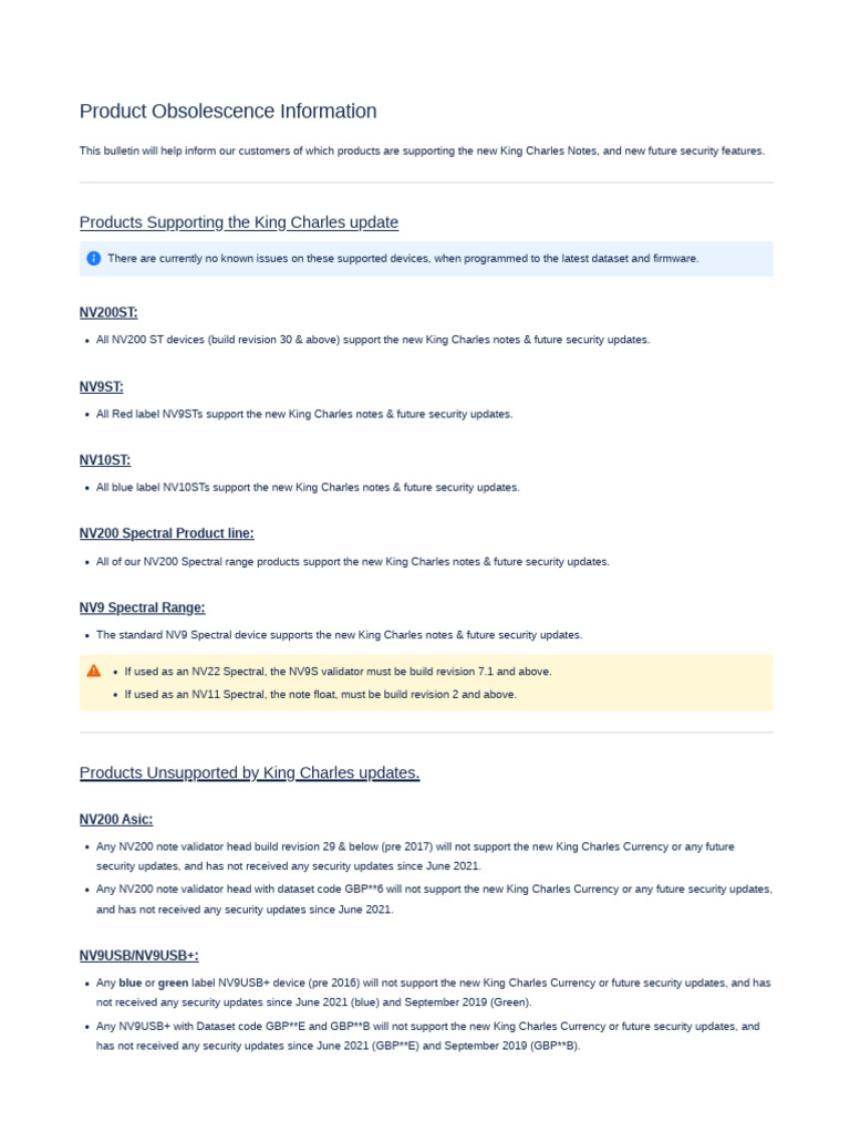 CS-Product Obsolescence Information-070624-105443 | PDF | Computing ...