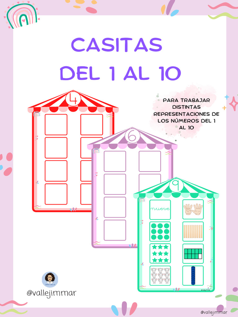 Representaciones de 1 a 10 | PDF