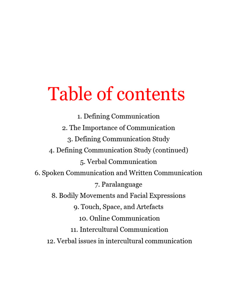 An Introduction To Communication | PDF | Communication | Nonverbal ...