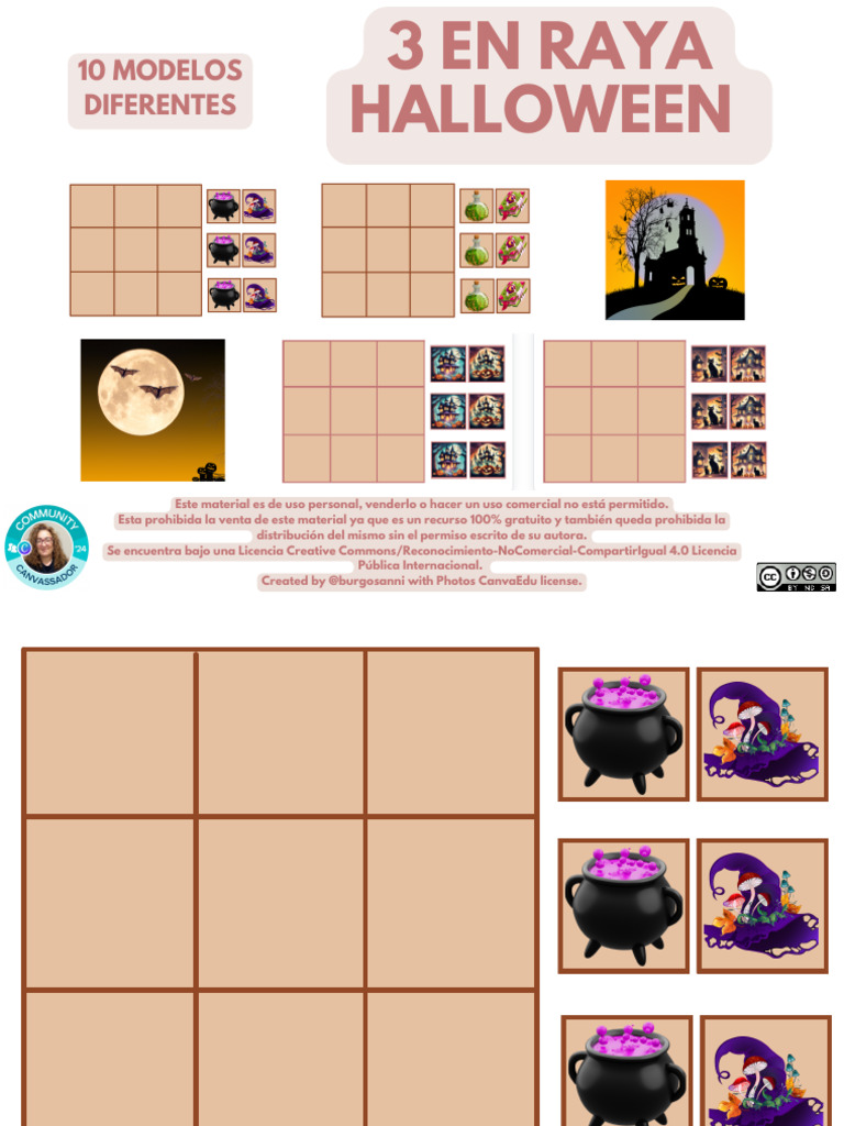 3 en raya Halloween | PDF