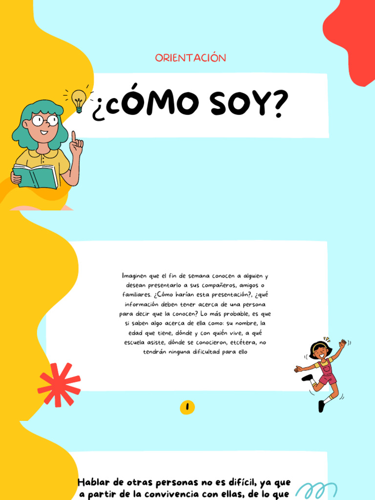 ¿cÓMO SOY | PDF | Educación en artes liberales | Conceptos psicologicos