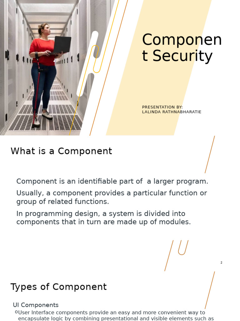 Component Security & Design Guide | PDF | Interface (Computing ...