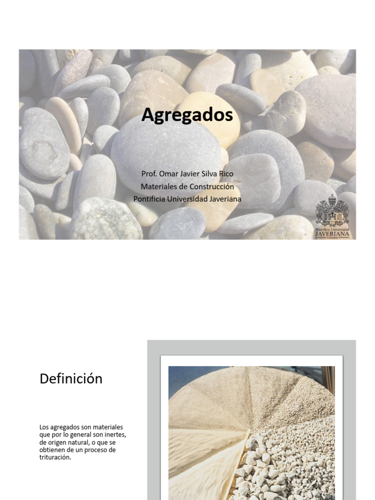 Agregados | PDF | Hormigón | Materiales