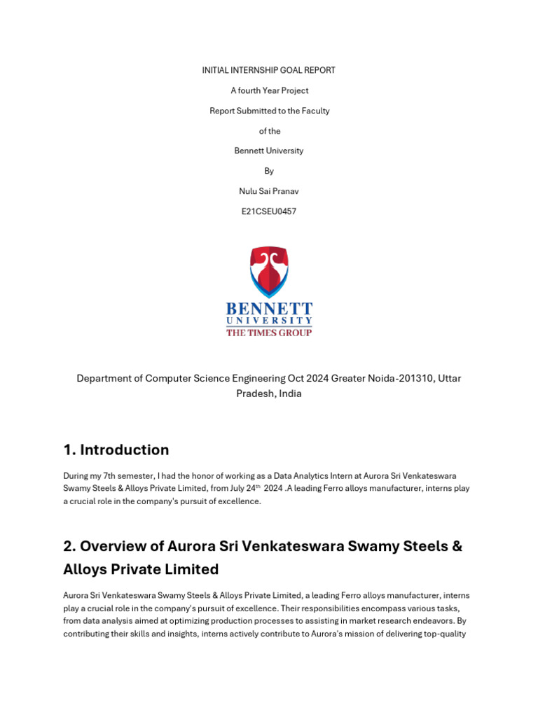 Pranav's Initial Report | PDF | Data Analysis | Data