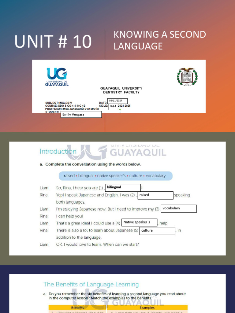Understanding Bilingualism: Insights by Emily Vergara | PDF ...