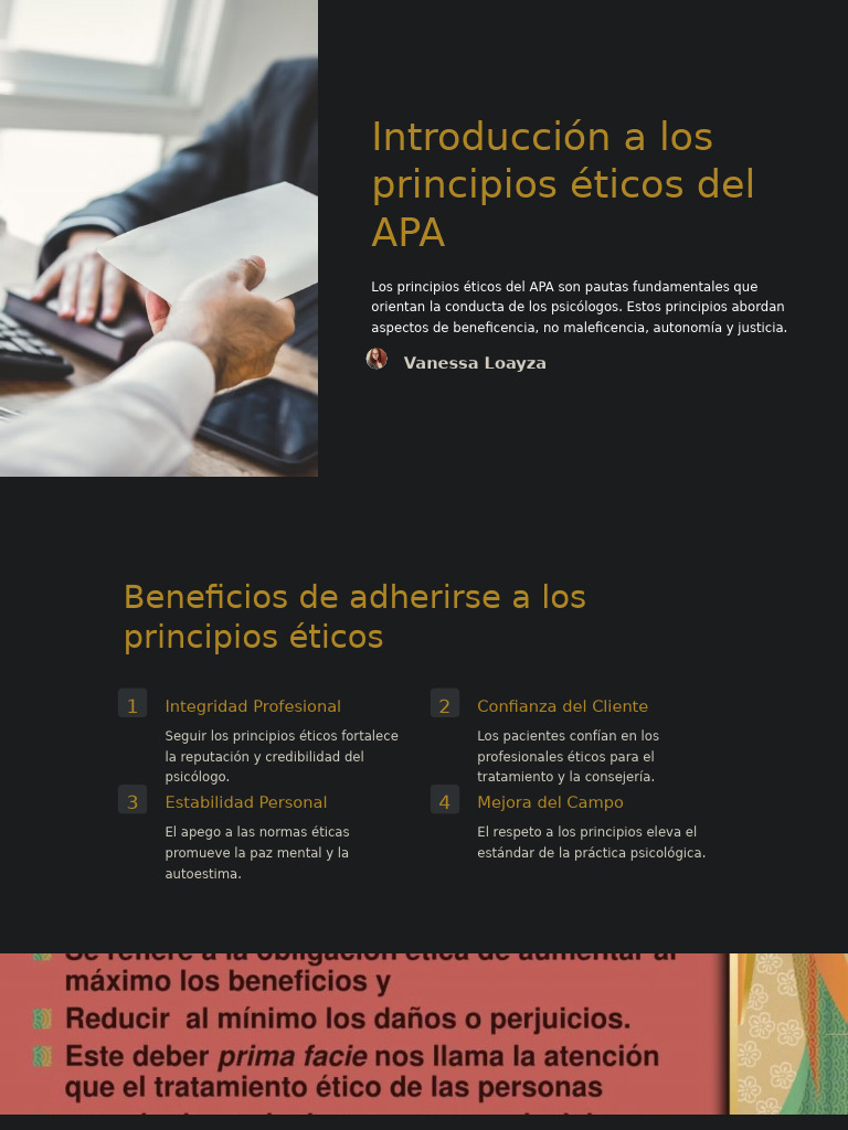 Normas Etica APA | PDF | Sicología | Terapia