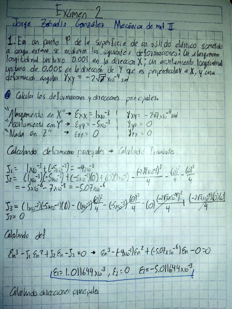 Examen Meca - Mat U2 | PDF