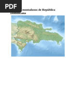 Regiones Geomorfológicas de RD | PDF | Divisiones Fisiográficas | Paisaje