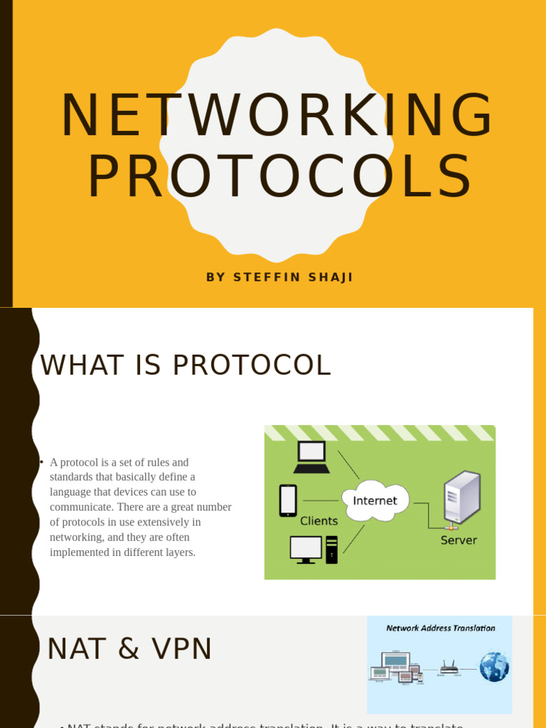 Networking Protocols Overview | PDF | Computer Network | Internet ...