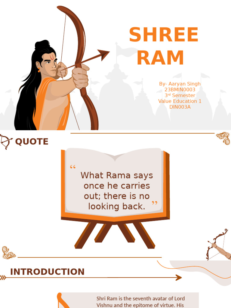 Shree Ram | PDF | Rama | Sita