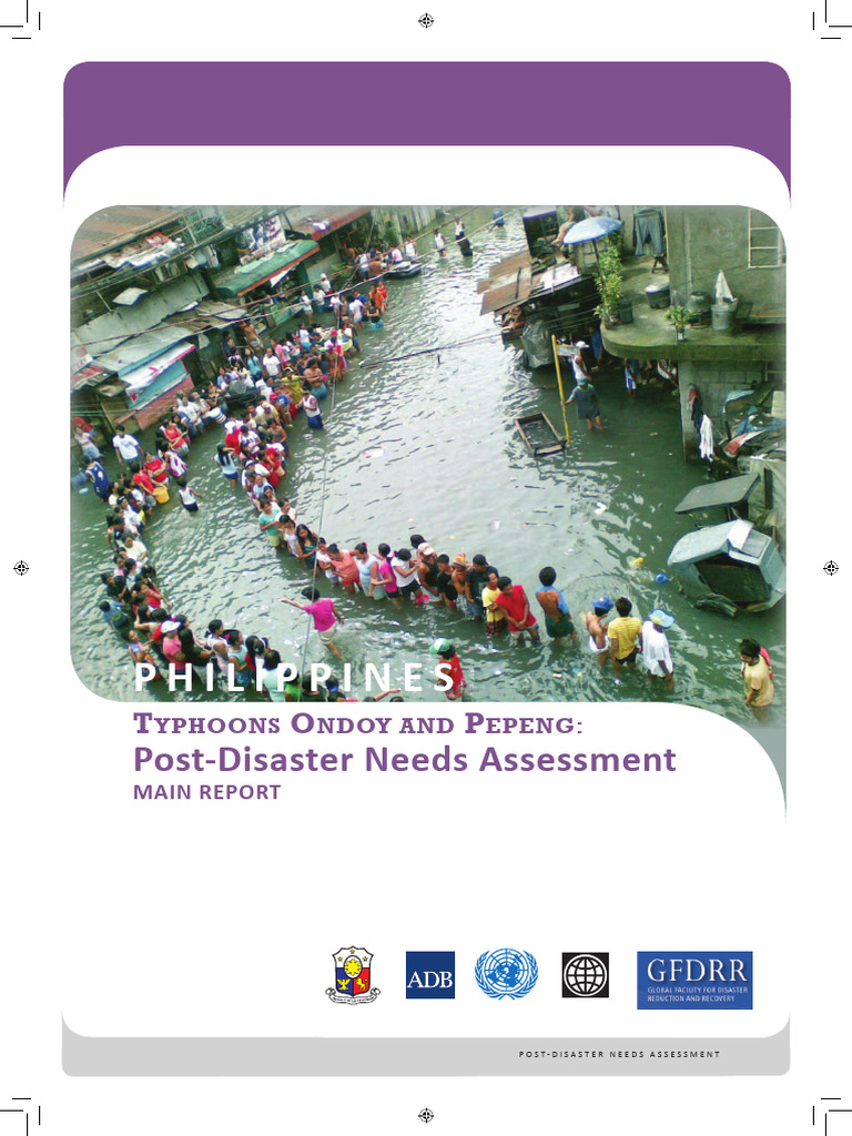 Typhoons Ondoy and Pepeng 2009 The Philippines Post-Disaster Needs ...