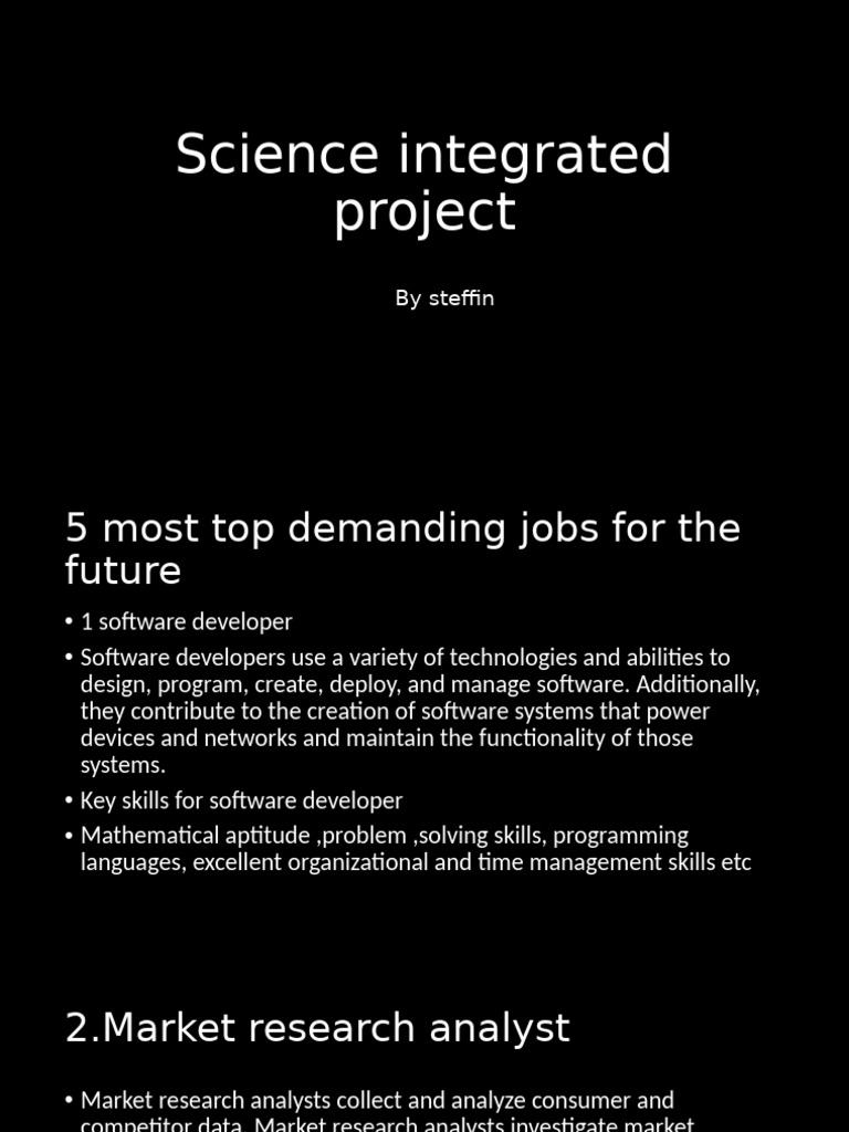 Science Integrated Project: by Steffin | PDF | Health Care | Nursing