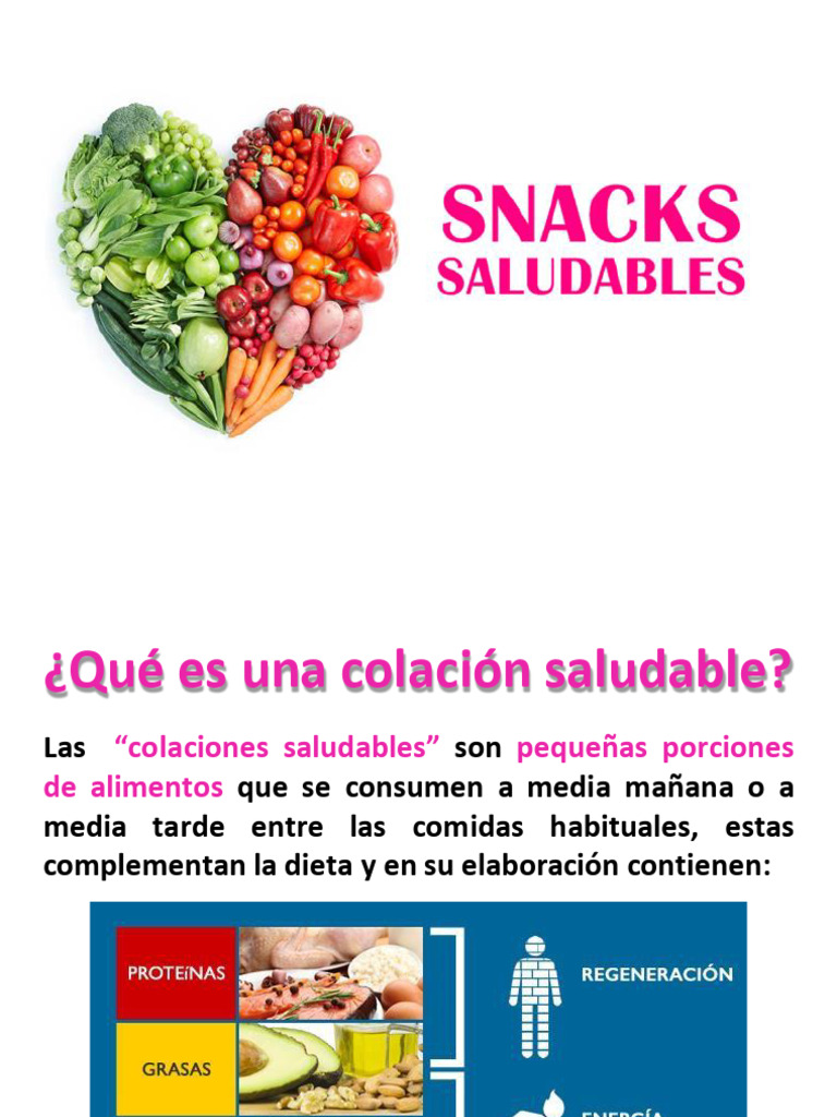 Snacks Saludables | PDF