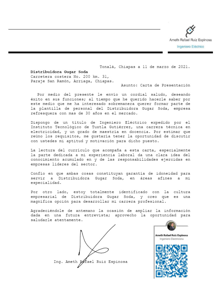 Carta de Presentación Ameth Rafael Ruiz Espinosa Gugar Soda-DESKTOP ...