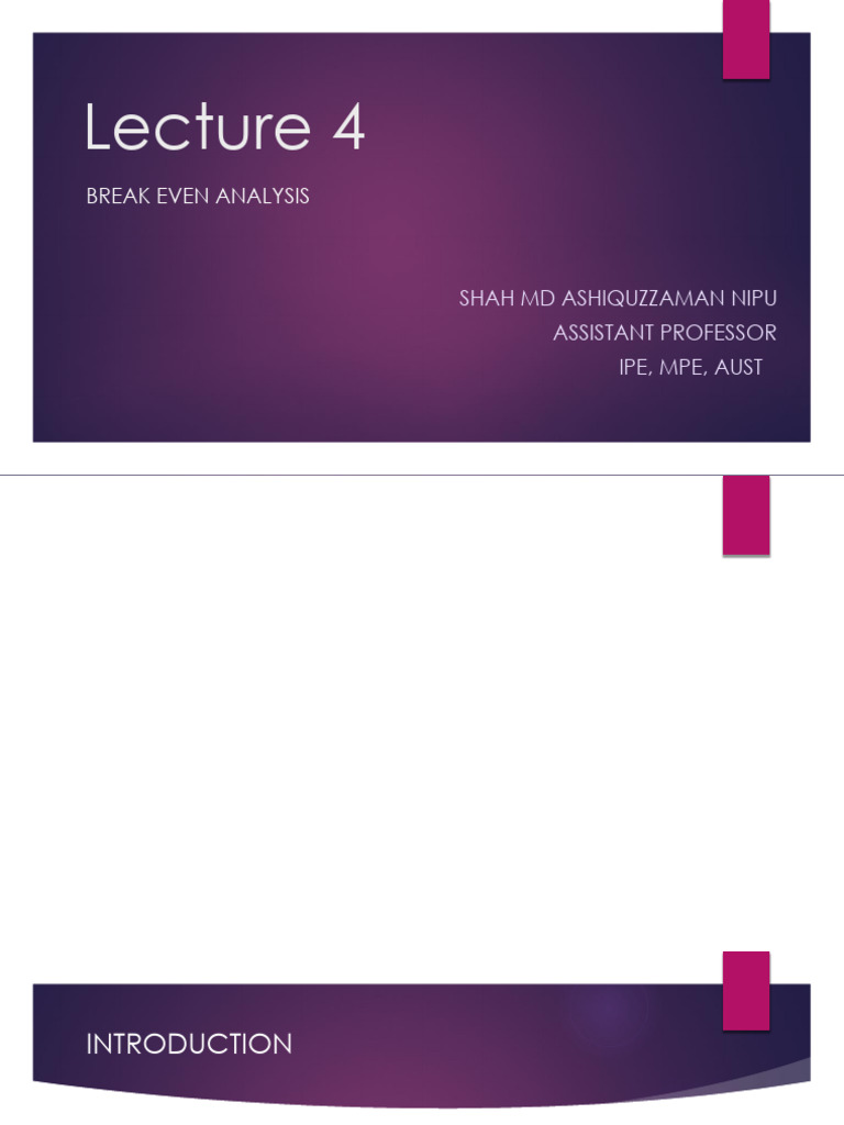 Ipe 1111 - Lecture - 4 | PDF | Market (Economics) | Marketing