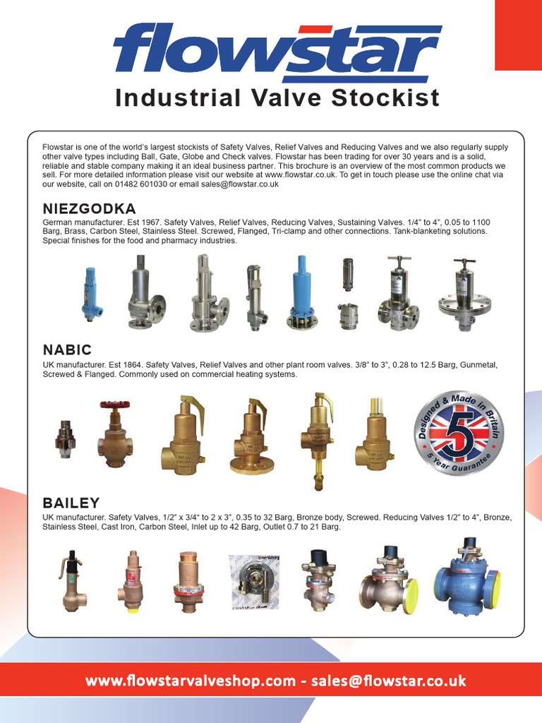 Latest Flowstar Brochure | PDF | Valve | Steel