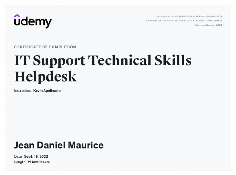 IT Suport Desk | PDF