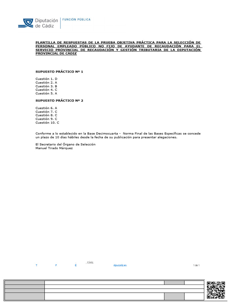 17.respuestas Prueba Practica | PDF