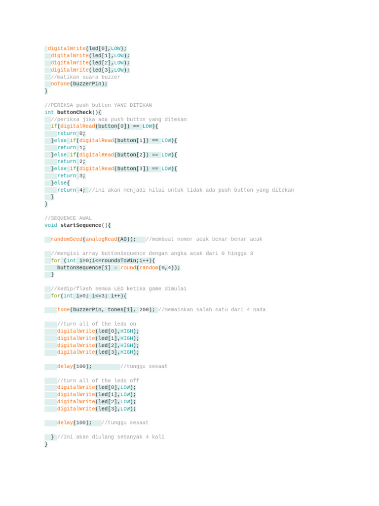 Digitalwrite (Led 0, LOW) | PDF | Computer Programming