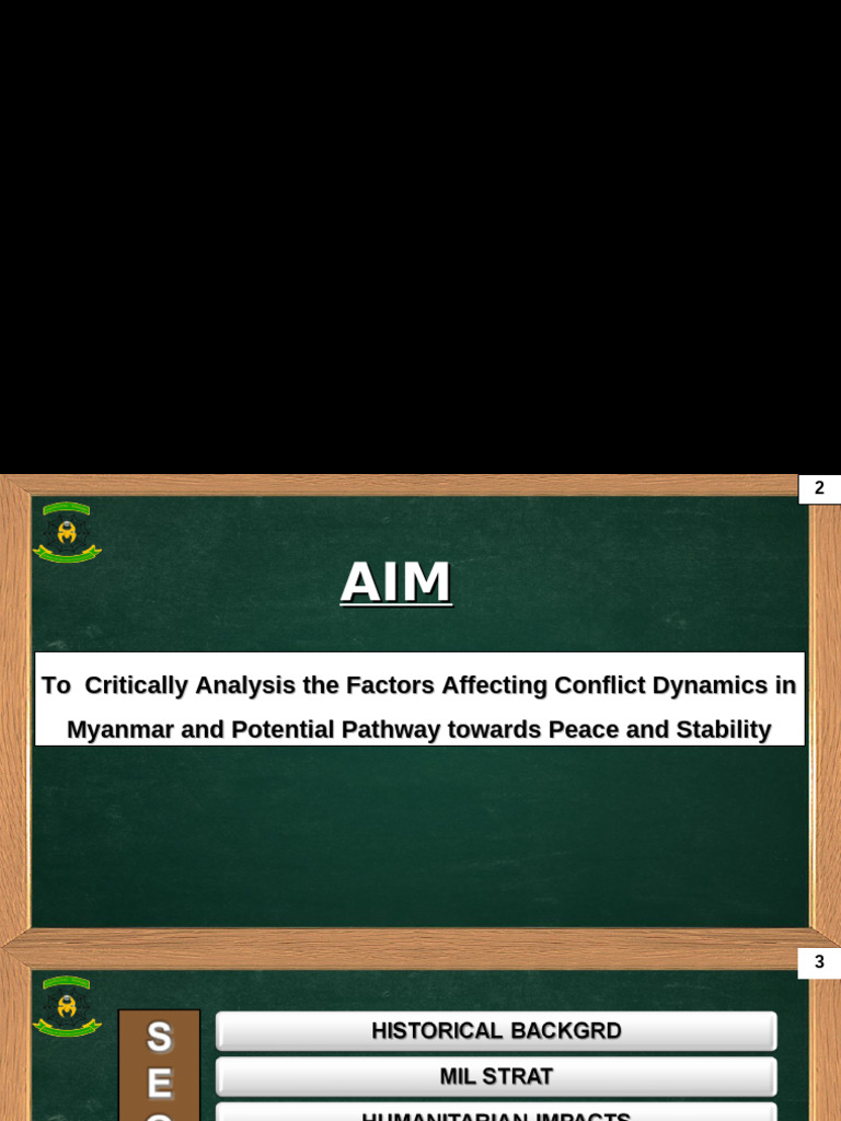 Myanmar Conflict and Peace Pathways | PDF | Myanmar | International ...