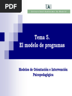 Bisquera Modelo de Programas | PDF