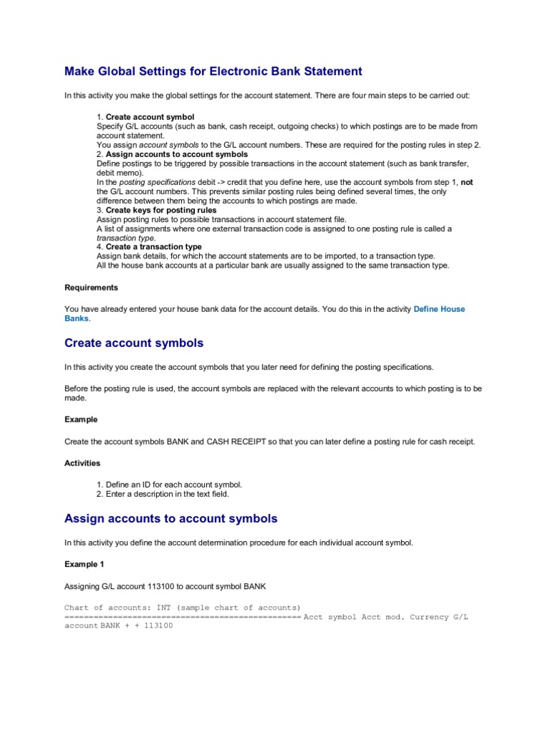 Understanding Bank Statement Transactions | PDF