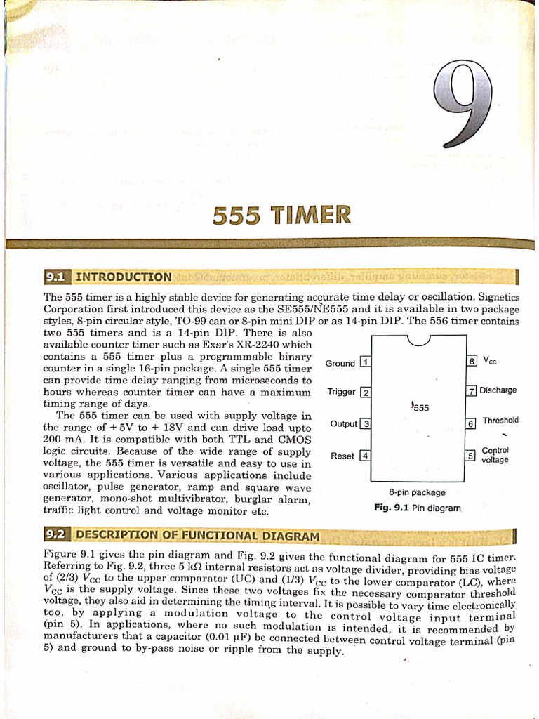 Timer IC 555 | PDF