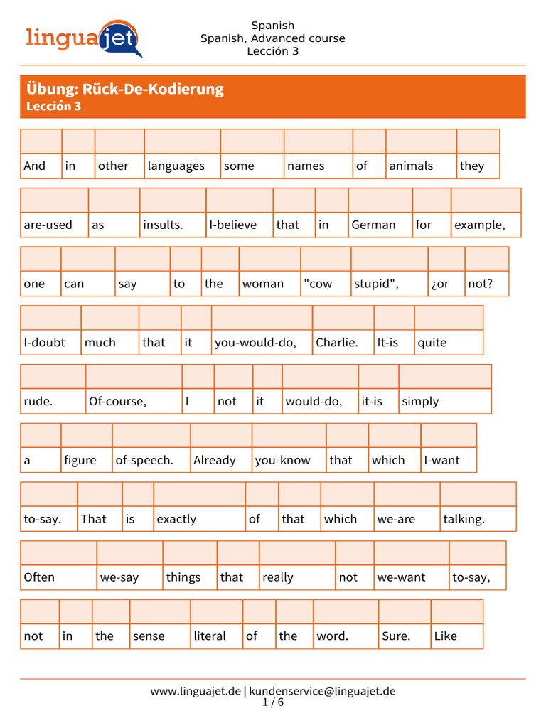 Lección 3 Exercise Back Decoding Pdf