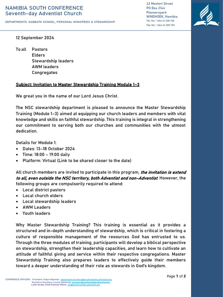 English Sabbath School Lesson 1 Q4 2024 en - 2024t401 | PDF | Elder ...