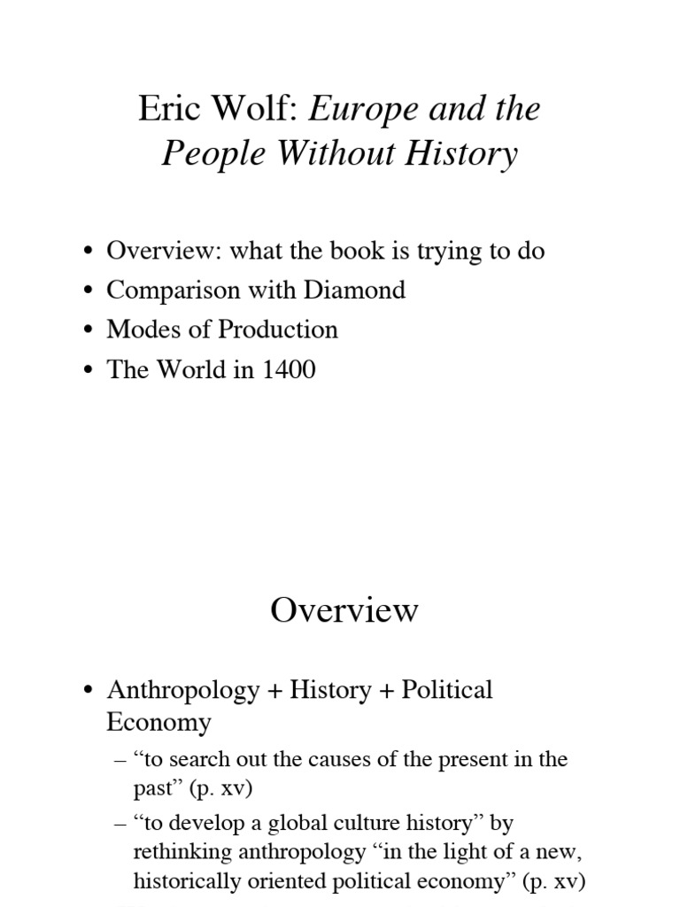 Europe & People W OHistory | PDF | Society | Capitalism