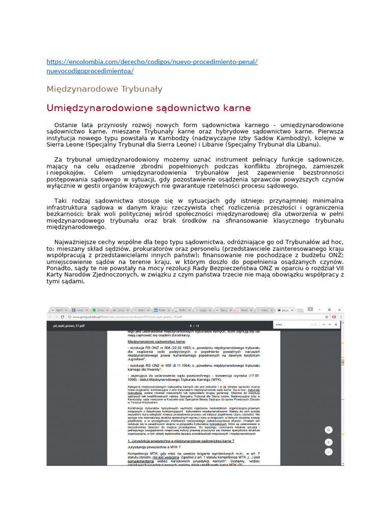 Colombian Legal System | PDF