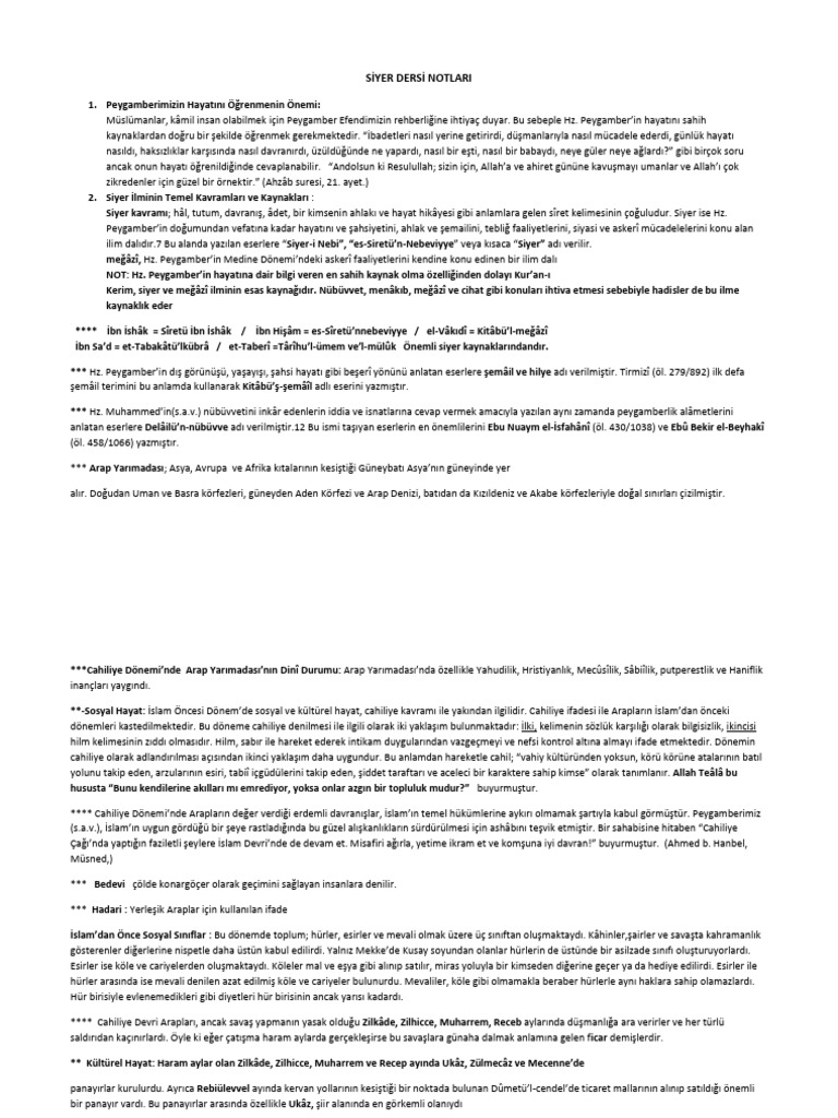 SYYER NOTLARI-donuYturuldu | PDF