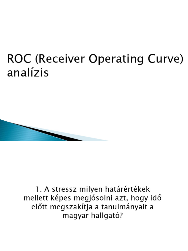 06 Jamovi Gyakorlat ROC | PDF