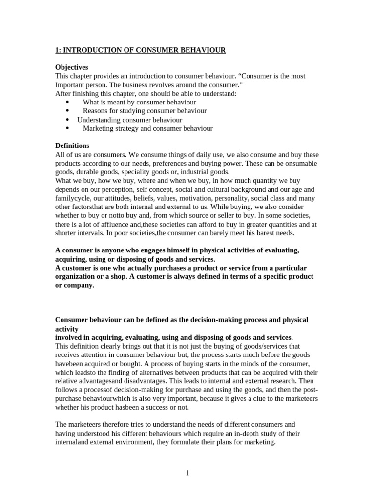 Consumer Behavior | PDF | Market Segmentation | Consumer Behaviour