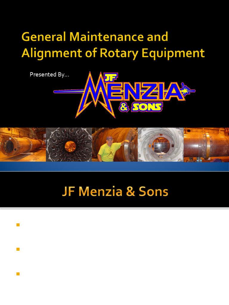 Rotary Equipment Maintenance Guide | PDF | Bearing (Mechanical) | Gear