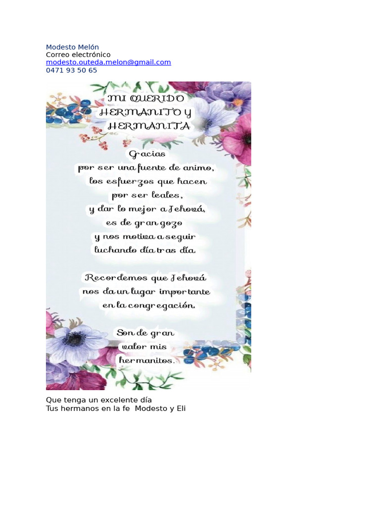 Modesto Melón 2 | PDF