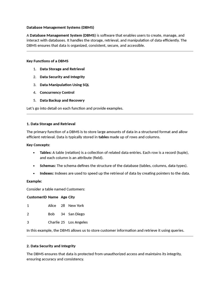 Database Management Systems | PDF | Databases | Sql
