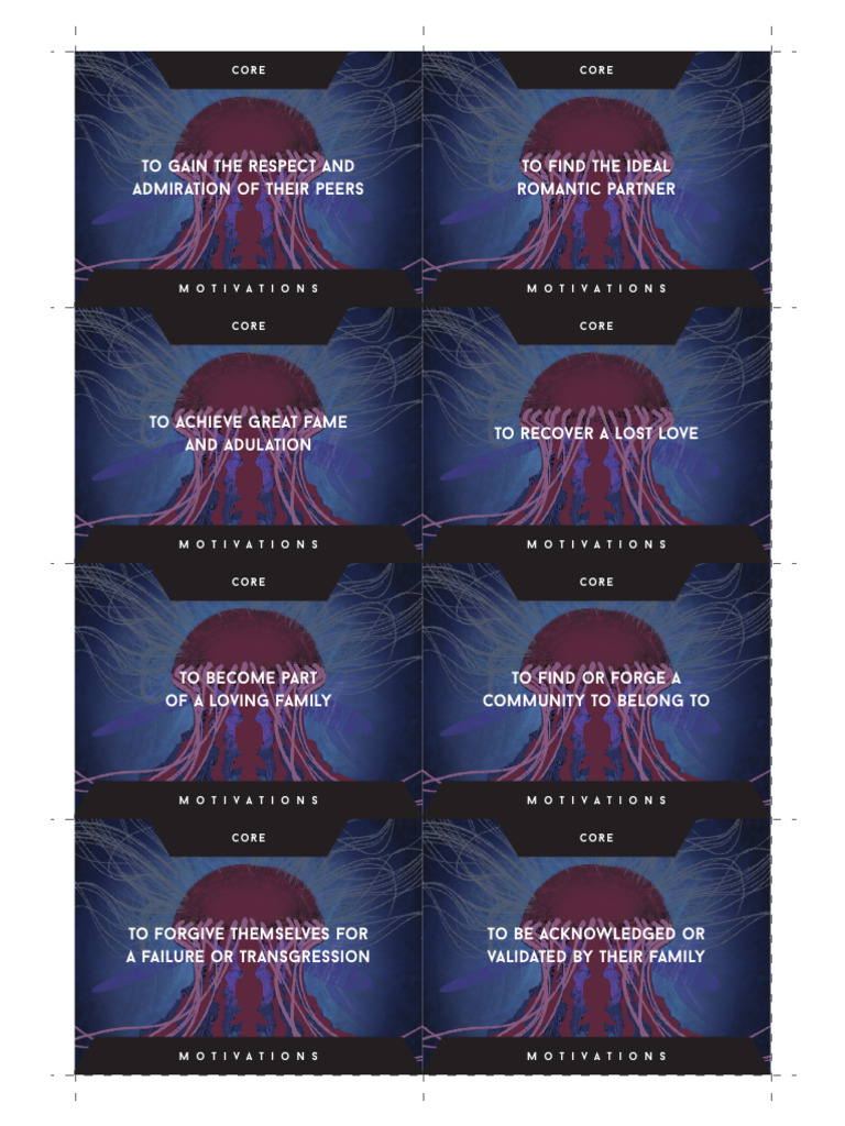 Core - Cards - Color - Letter 2 | PDF | Psychology | Social Psychology