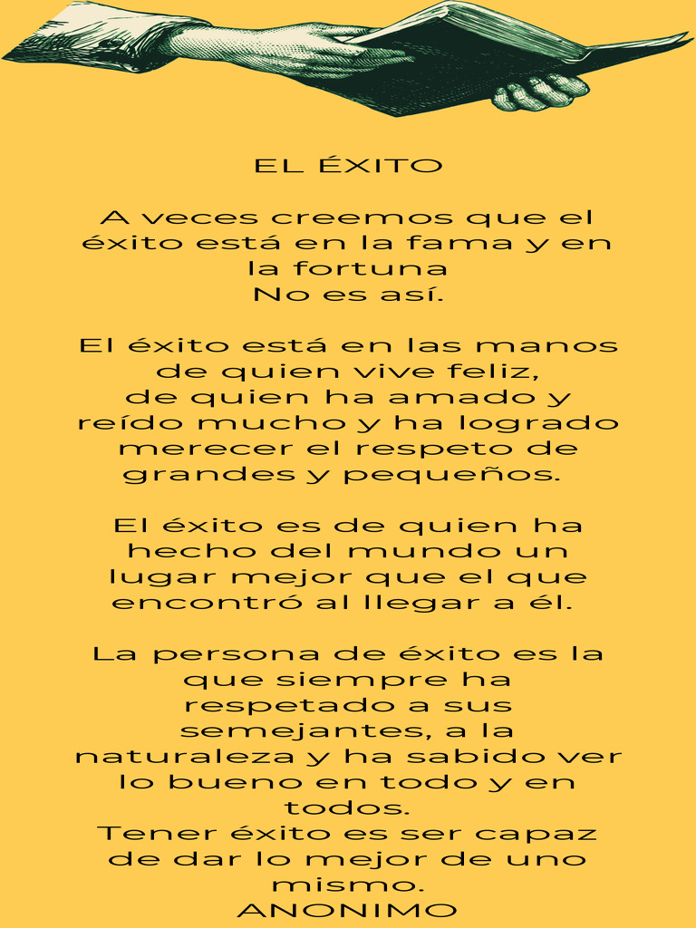 El Exito | PDF | Crecimiento personal y profesional | Relaciones ...