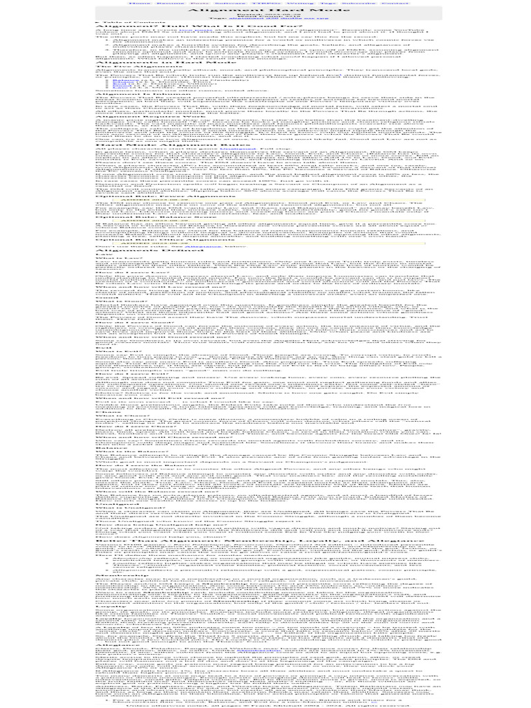 Alignment Hard Mode by Frank Mitchell | PDF | Evil | Virtue