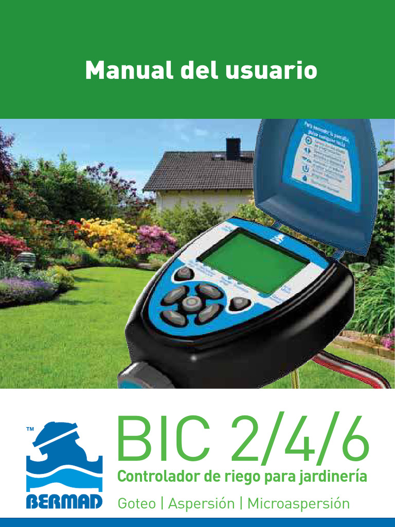 IR BIC2-4-6 Controller-Manual IOM Spanish | PDF | Riego | Sensor