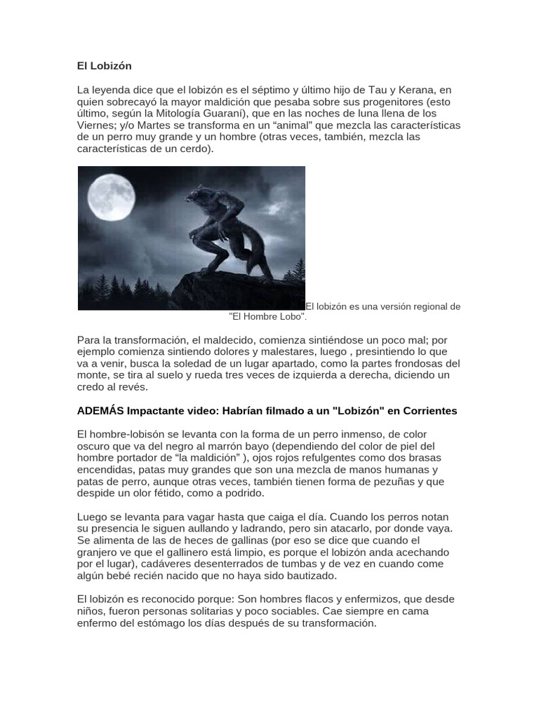 El Lobizón | PDF | Clásicos