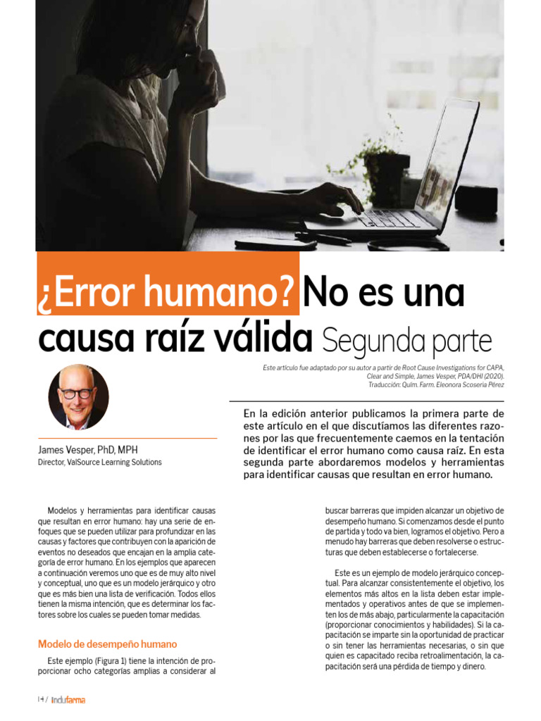 Error Humano No Es Una Causa Raiz Valida 2da Parte | PDF | Evaluación ...