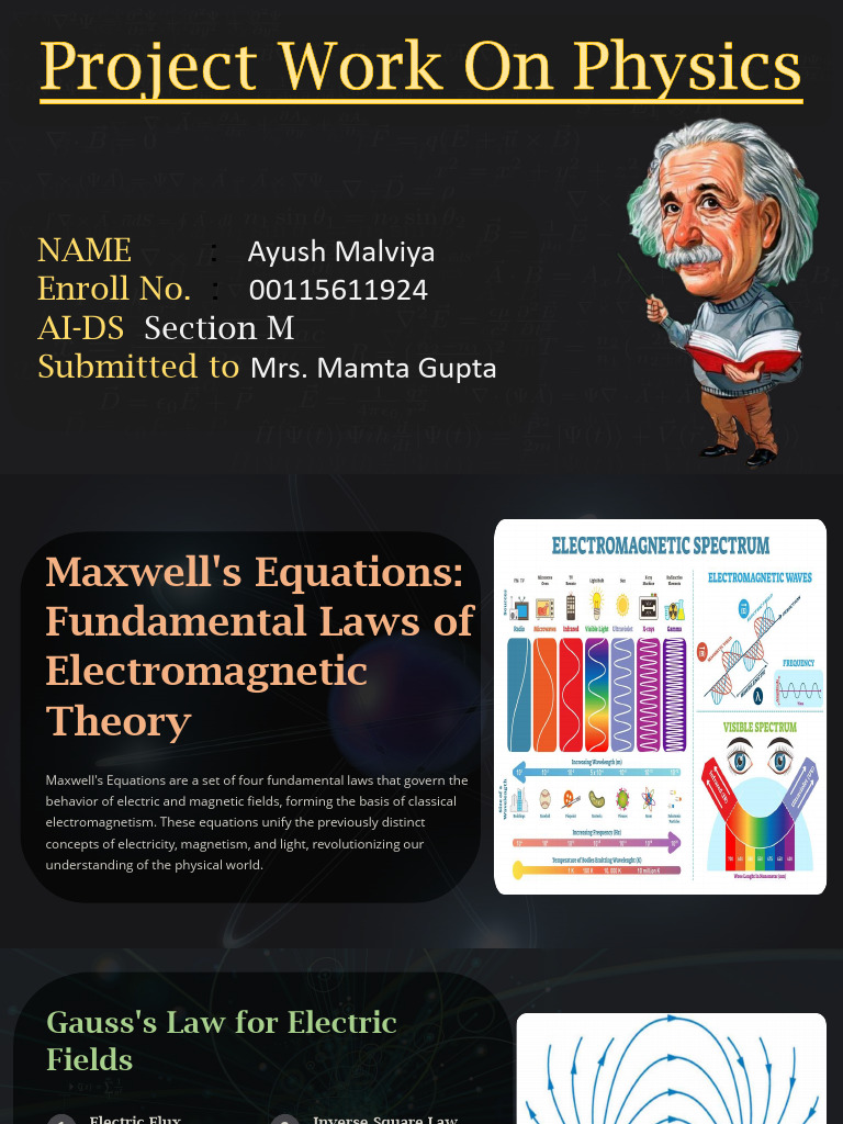 Ayush Malviya Physics Project | PDF | Electromagnetic Induction | Magnetic Field