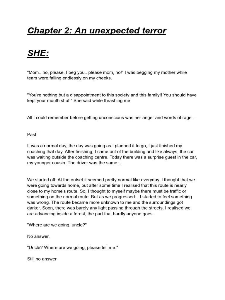 Chapter-2-An-unexpected-terror | PDF