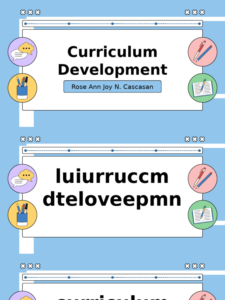 Curriculum Development Guide | PDF | Curriculum | Evaluation