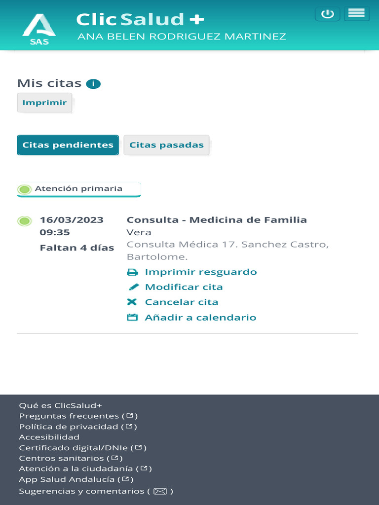 Mis Citas | PDF